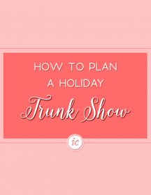 How To Plan A Holiday Trunk Show - Imperfect Concepts